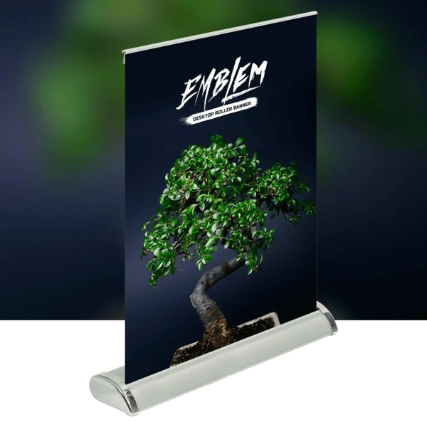 Emblem Desktop Roller Banner | Print-Out